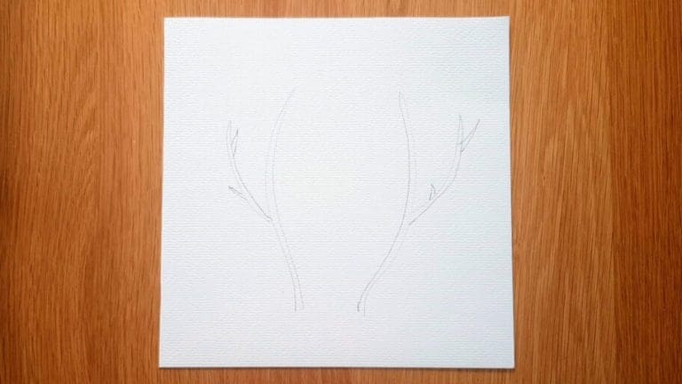 How To Draw Antlers Step By Step - 6 Easy Steps!