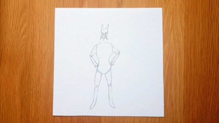 How To Draw A Superhero Step By Step - 12 Easy Steps!